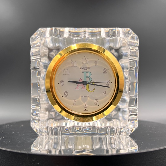 Waterford Crystal | Accents | Waterford Crystal Baby Blocks Clock ...